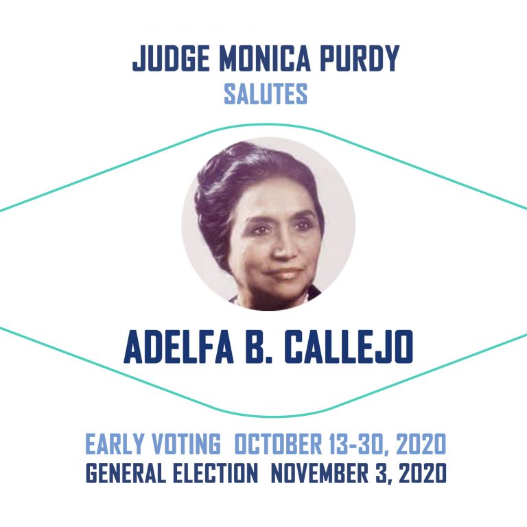 Judge Monica Purdy salutes Adelfa B. Callejo – Judge Monica Purdy Campaign