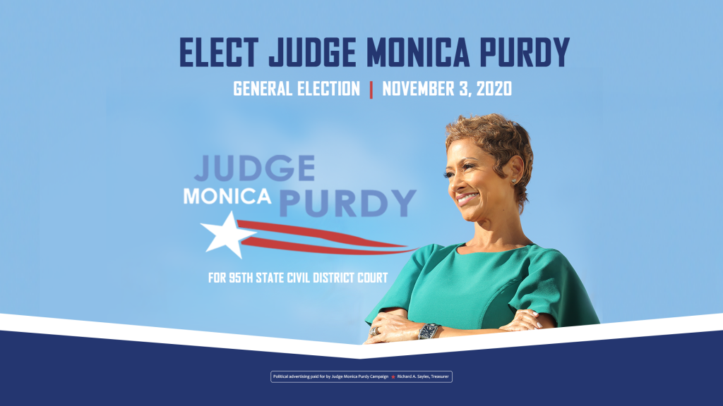 Campaign Placards – Judge Monica Purdy Campaign